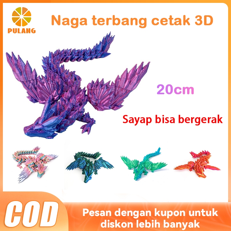 Home 3D printed flying dragon Crystal Flying Dragon picture ornament 3D ...