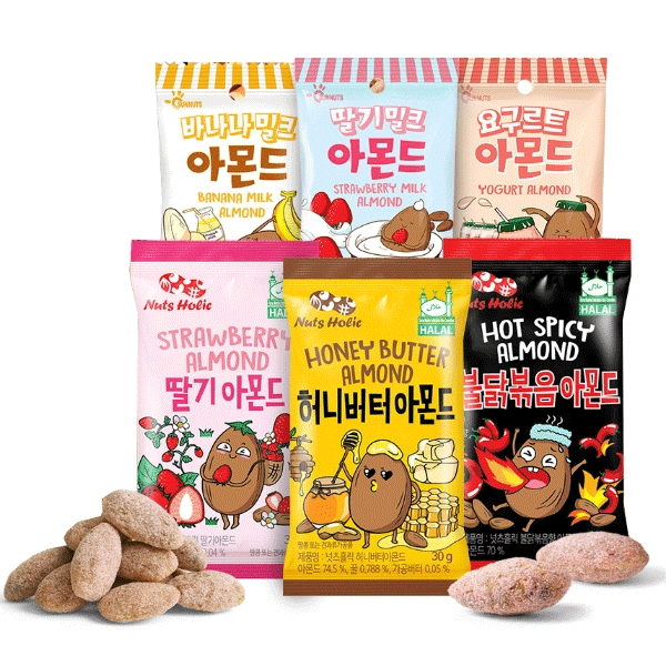 Palubutung - Holic Almond Nuts - Almond Korean Honey Butter Strawberry ...