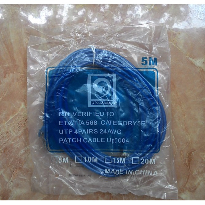 Rj45 UTP LAN Cable (5 meters) | Shopee Singapore
