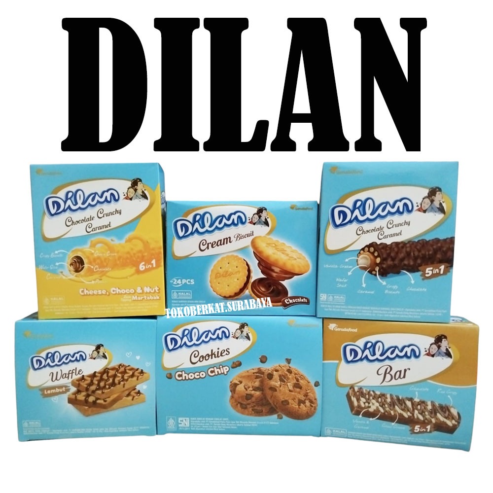 Dilan WAFFLE / BAR / CHOCOLATE CRUNCHY CARAMEL / COOKIES / CREAM ...