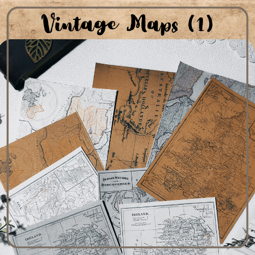 [10 Sheets] vintage map paper / vintage map / map paper / vintage paper ...