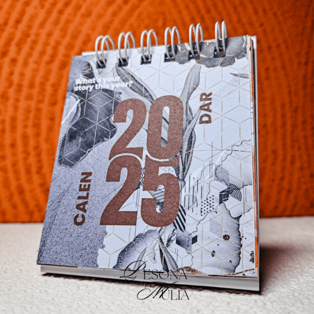 Pesona - Calendar 2025 Mini Premium Wedding Table Sitting Calendar ...
