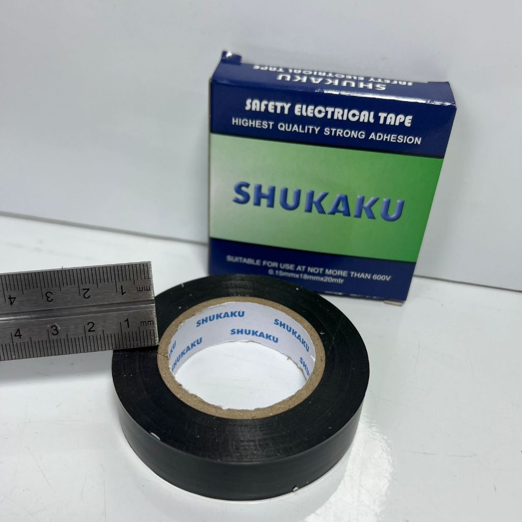 HITAM Electrical Insulation / Black Cable PVC Tape SHUKAKU Eletrical ...