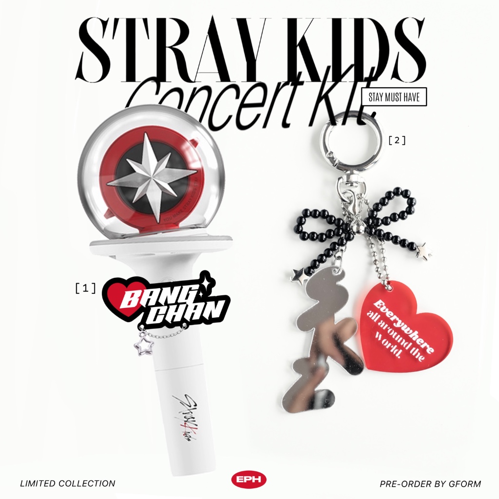 Stray KIDS CONCERT KIT LIGHTSTICK TAG & KEYCHAIN | Shopee Singapore