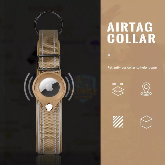 Pet COLLAR AIR TAG DOG (Airtag Not Included) | Shopee Singapore