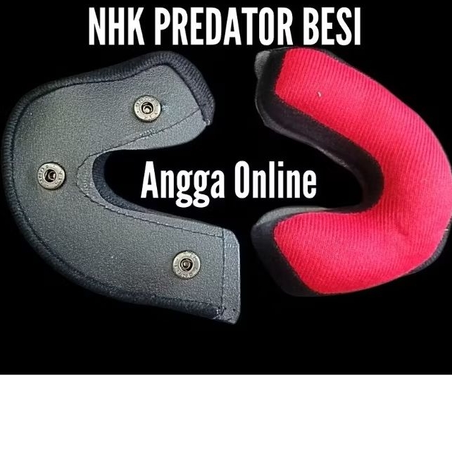 Nhk Predator Iron Cheek Foam, NHK Predator Helmet Foam with Iron Buttons | Shopee Singapore