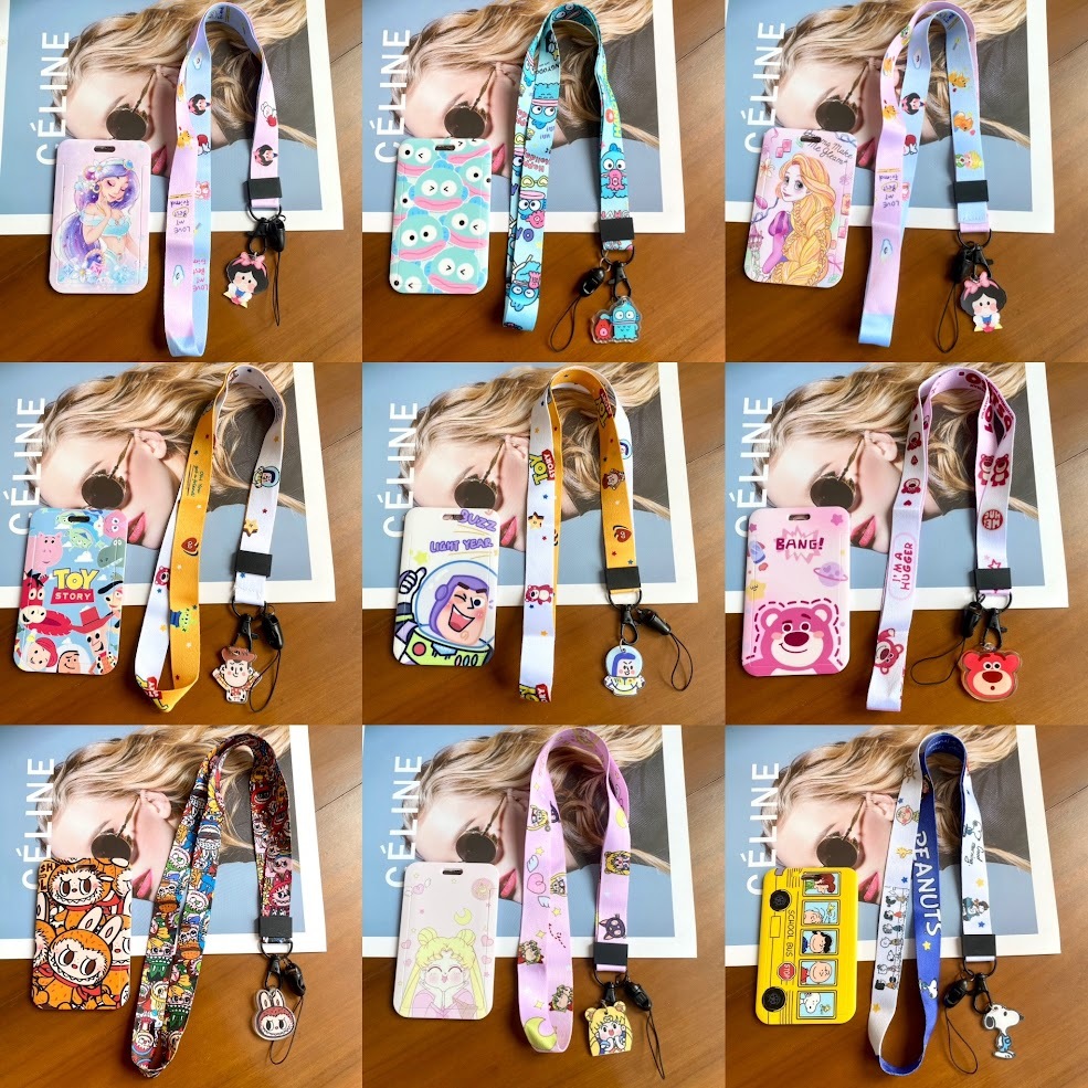 Id Card Rope Cartoon Character Sulley Toy Story Stitch One Piece ...