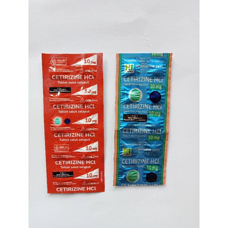 Cetirizine 1x10 tablets | Shopee Singapore