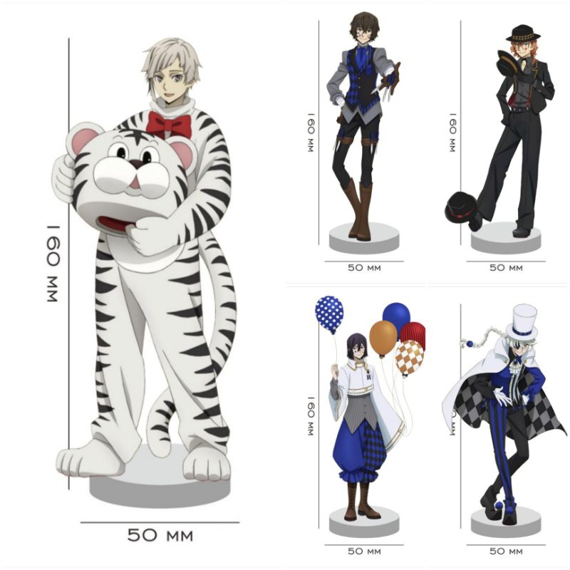 Bungou STRAY DOGS ACRYLIC STANDEE II / STANDEE FIGURE ACRYLIC ANIME ...