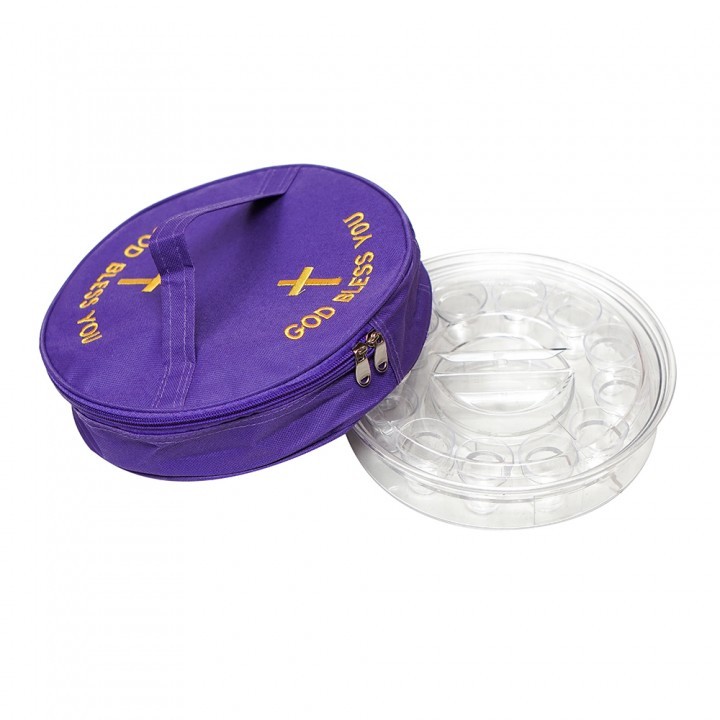 Portable holy communion container Mini Holy Communion Tray + Bag holy ...