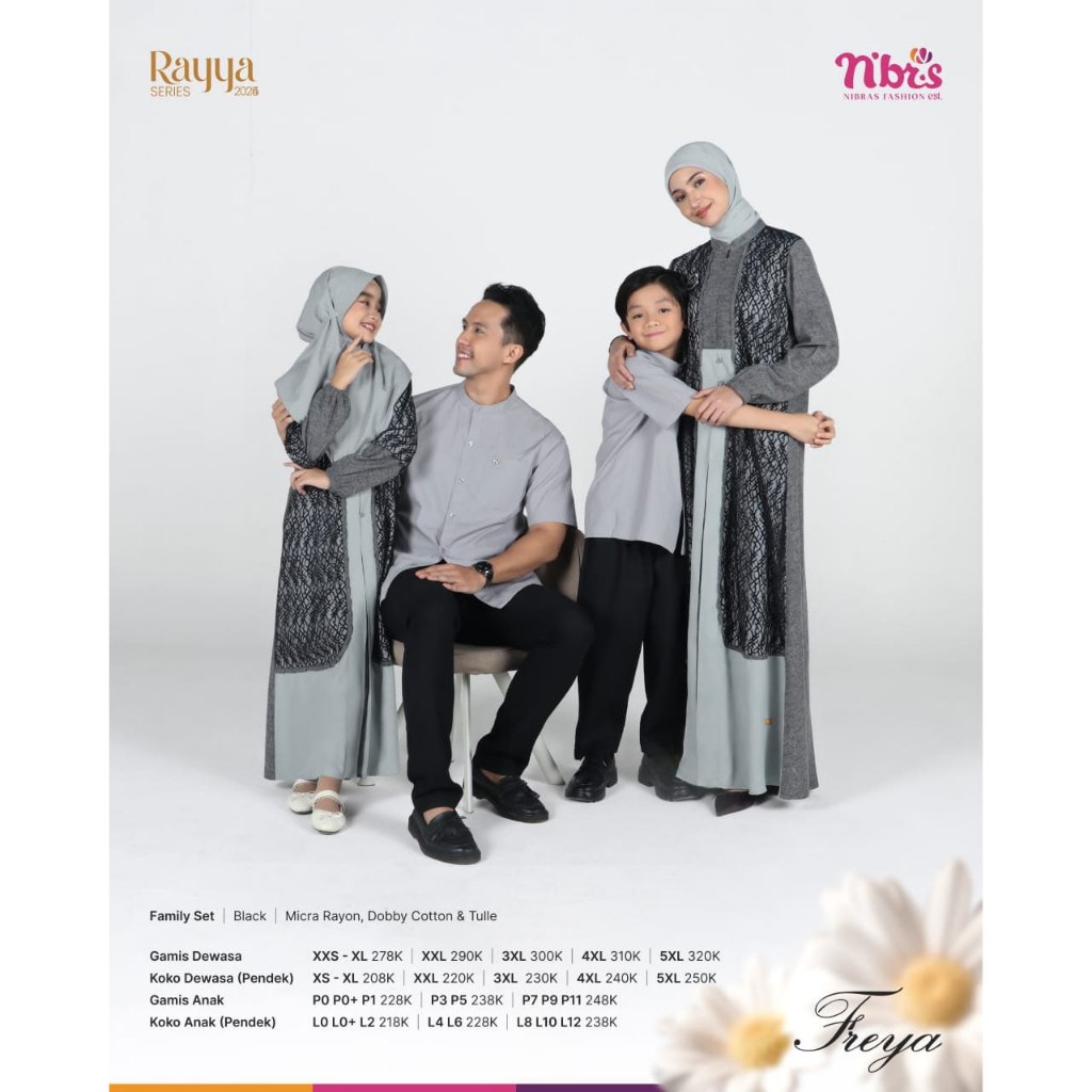 Newest SARIMBIT NIBRAS FREYA BLACK RAYA SERIES 2025 | Shopee Singapore