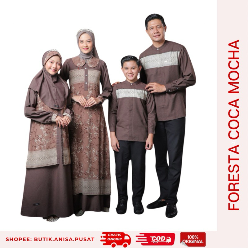 Lubi FORESTA FAMILY COCA MOCHA Sarimbit FAMILY 2025 Cocha Choca Mocca ...