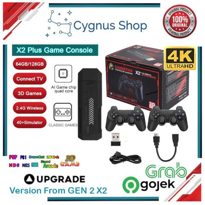 4k HD Game Stick Gen 2 HDMI TV Game Retro Classic PSP Gamepad Wireless ...