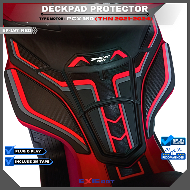 Deckpad PCX 160 - TANKPAD HONDA PCX 160 - ACCESSORIES DECK PAD PCX 160 ...