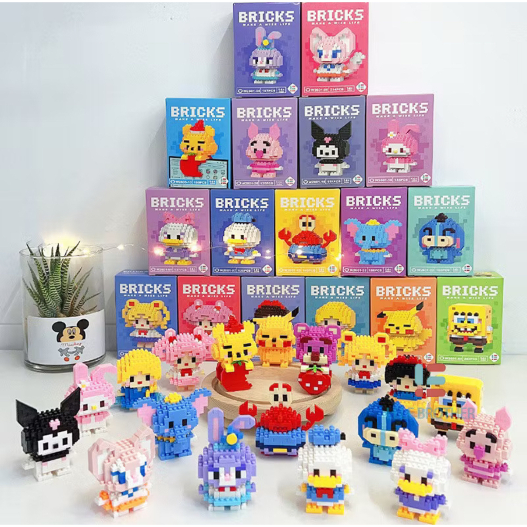 Lego Bricks Characters / Nano Block Toys / Bricks Building Blocks ...