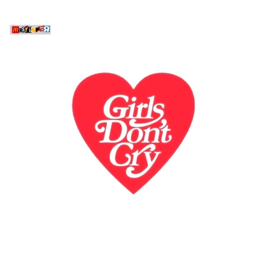 Verdy Girls Dont Cry sticker die cut logo sticker | Shopee Singapore