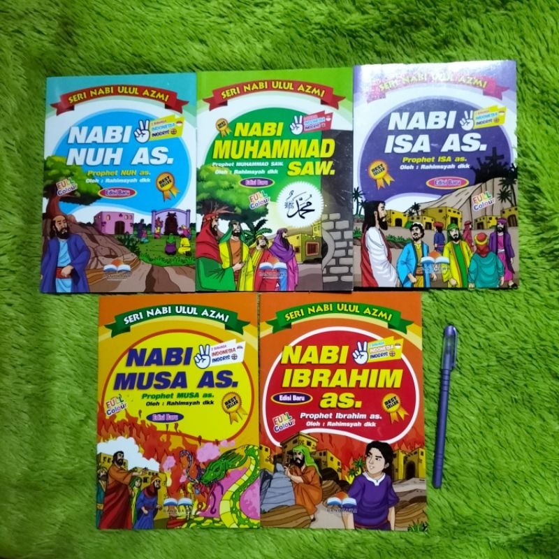 NABI Original BOOK SERIES PROPHET ULUL AZMI PROPHET IBRAHIM AS PROPHET ...