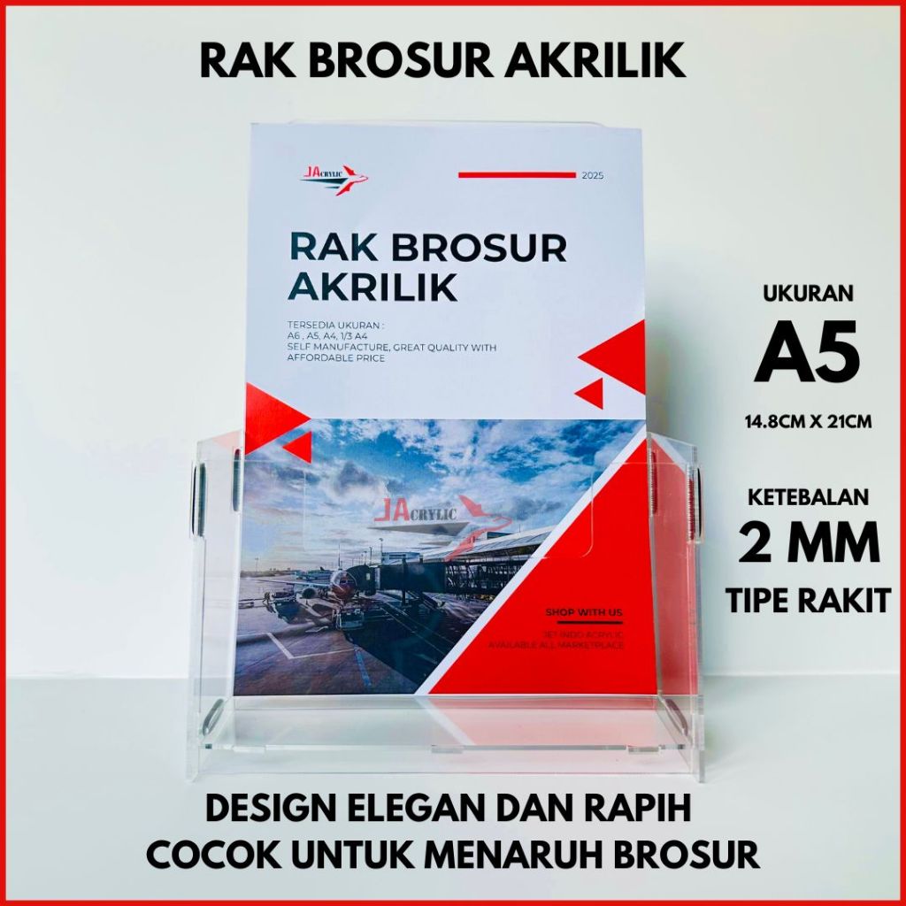 Acrylic BROSUR RACK / ACRYLIC BROSUR RACK / FLYER HOLDER DISPLAY ...