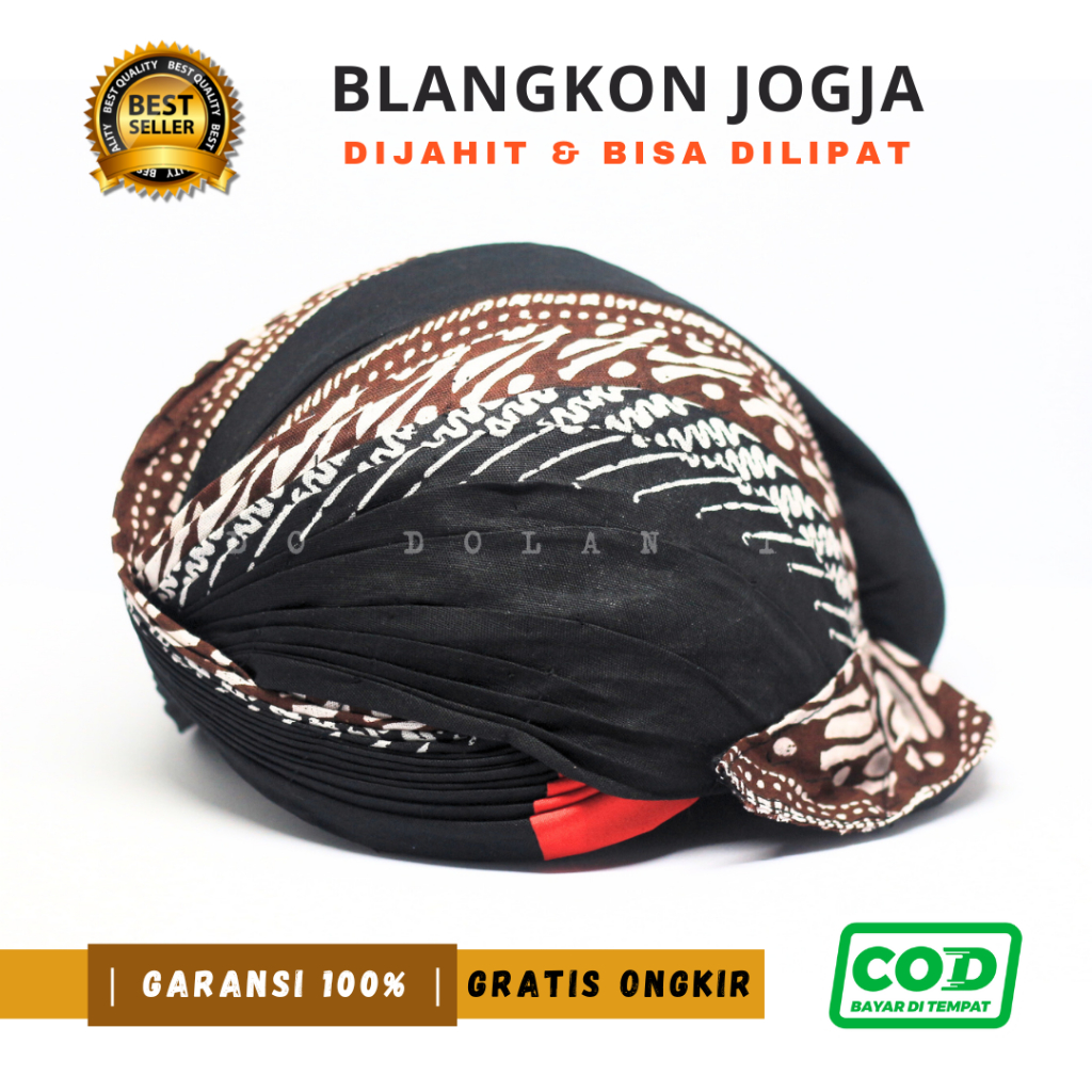 Blankon Jogja Fold Javanese Blankon Blangkon Batik Jogja Wash Fold ...