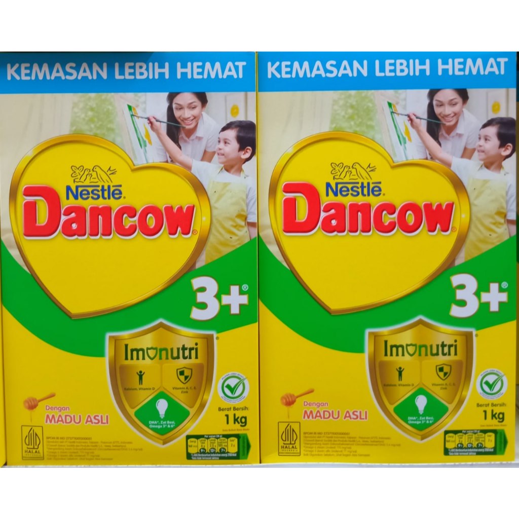 Dancow 3+ Original Honey & Vanilla Flavor 1 Kg / Nestle Dancow Powdered ...