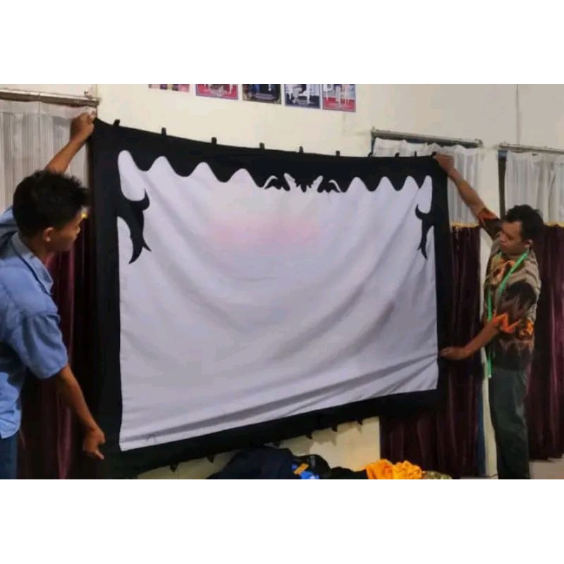 Wayang kulit fabric made of oswot material, one meter, two meters and ...