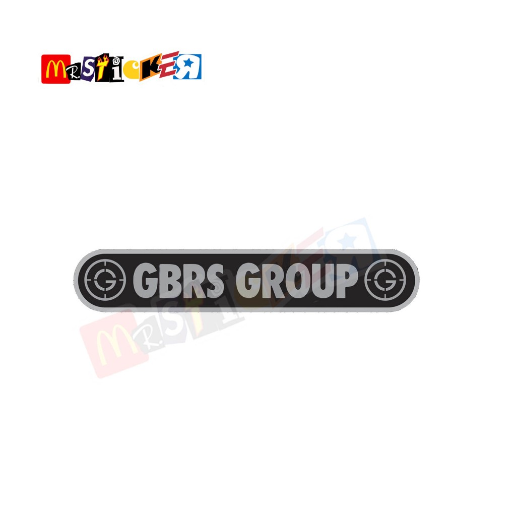 Global Battlefield Research Solutions GBRS GROUP logo long sticker army ...