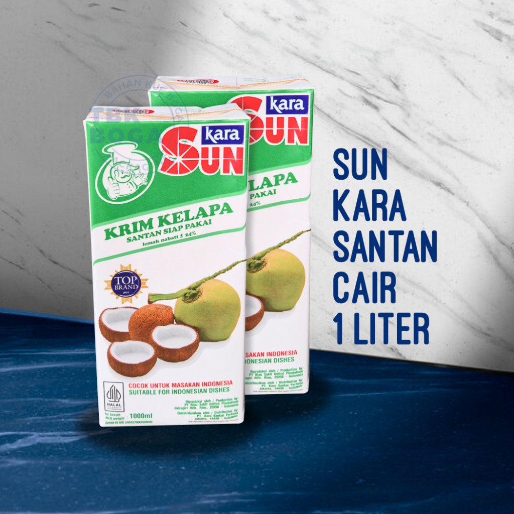 Sun Kara Liquid Coconut Milk (1 liter) Ready to Use Coconut Cream ...