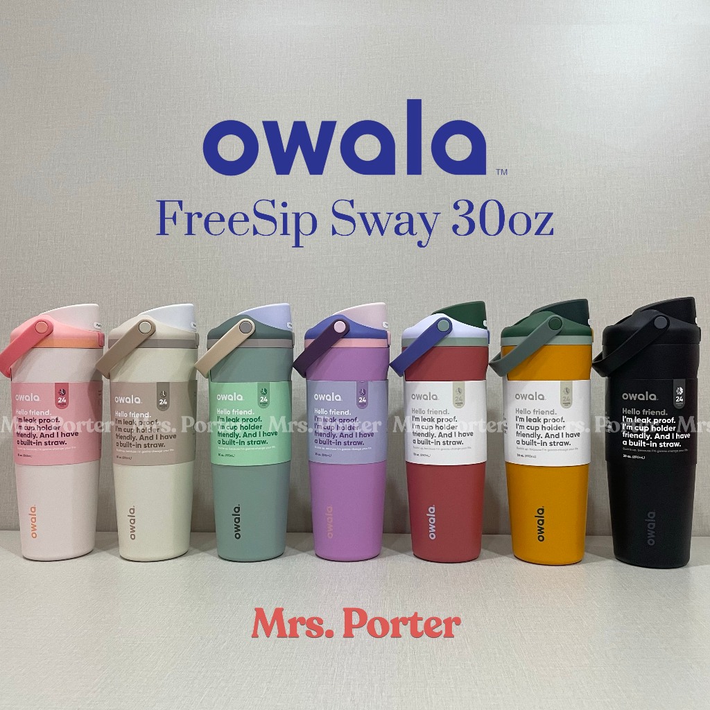 Owala FreeSip Sway 30oz (887ml) 40oz (1183ml) Insulated Stainless-Steel Water Bottle | Shopee ...
