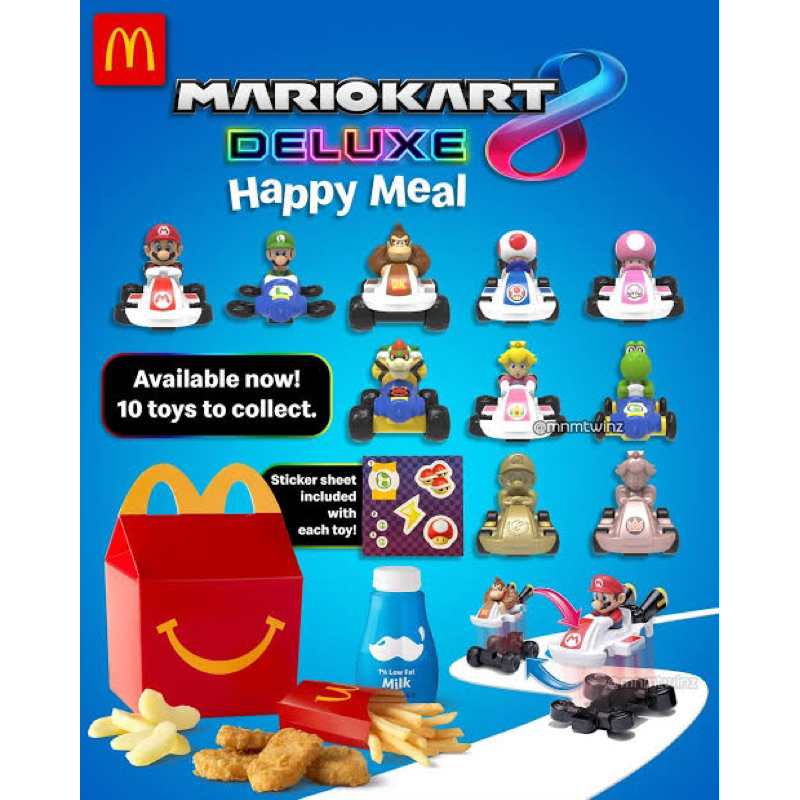 Super mario McDonald's toy (happy meal) | Shopee Singapore