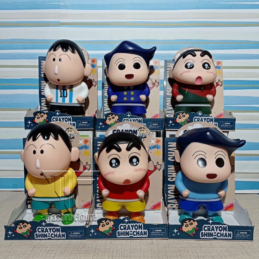 Crayon Shin-Chan Action Figure Funny Masked Hero Shinchan Bo-Chan Kazao ...