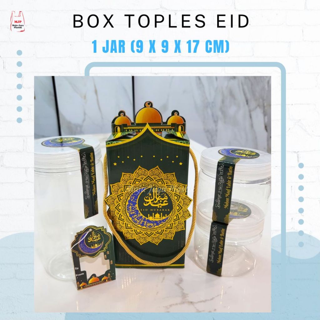 Eid Jar Hampers Box 1 Jar 500-900ml Tube Jar Box Eid Parcel Jar Eid ...