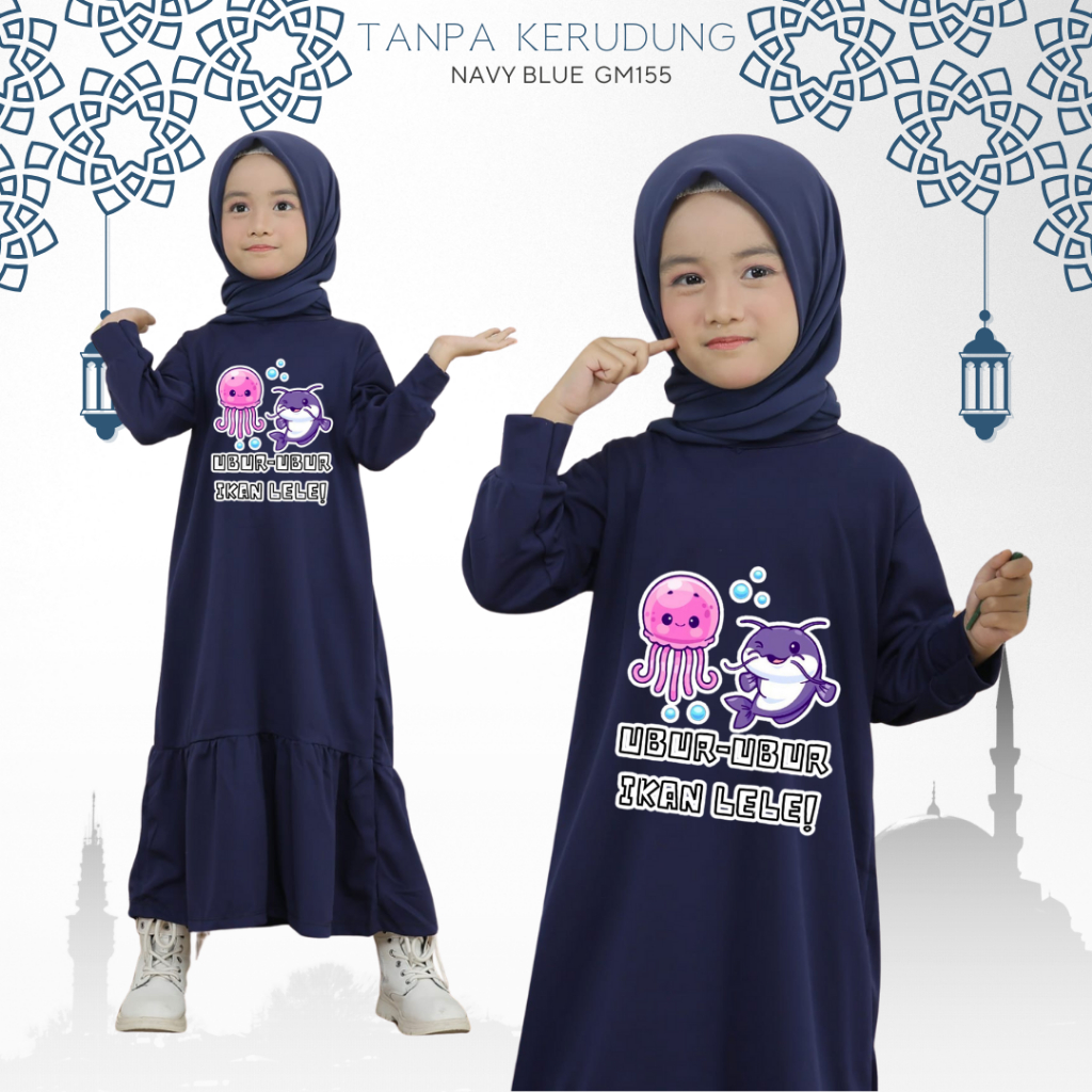 Gm155 Coandcow Jellyfish Catfish Gamis Clothes for Le Children Ages 1 ...