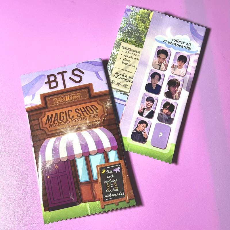 Photocard Mystery Pack: BTS (Magic Shop ver.) | Shopee Singapore