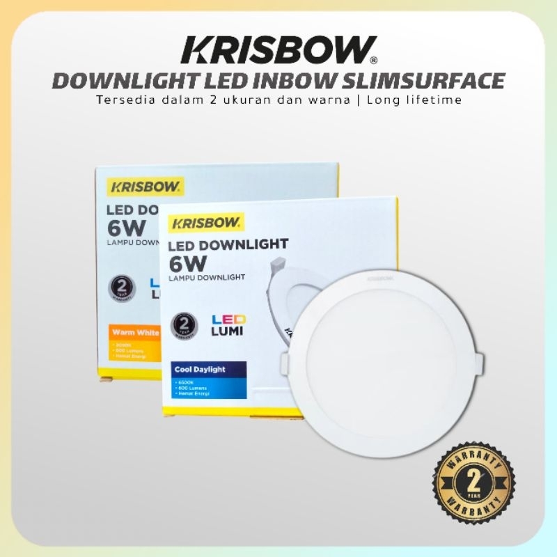 Slim LED DOWNLIGHT | 4 INCH KRISBOW | 6 INCH KRISBOW | 6w CEILING LED ...
