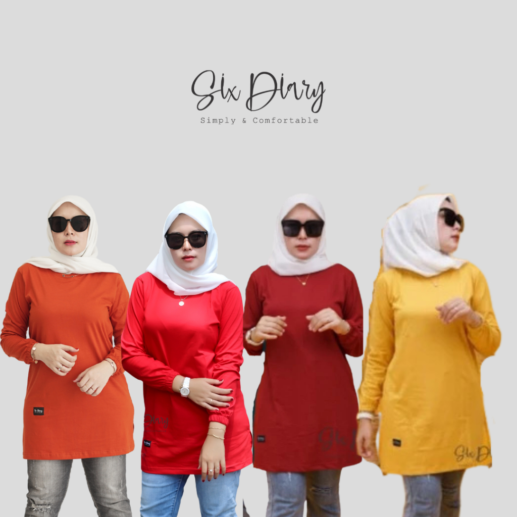 Six Diary Official Women's Tunic Top | Newest tunic | Original Plain ...