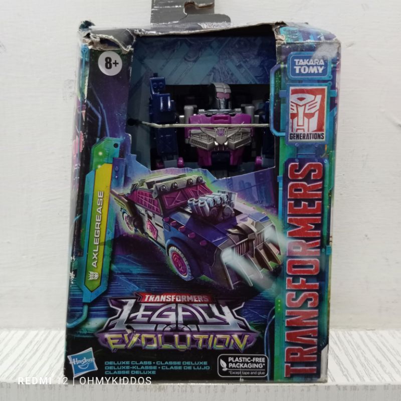 Ori original hasbro takara tomy transformers legacy evolution Axlegrease deluxe class ...