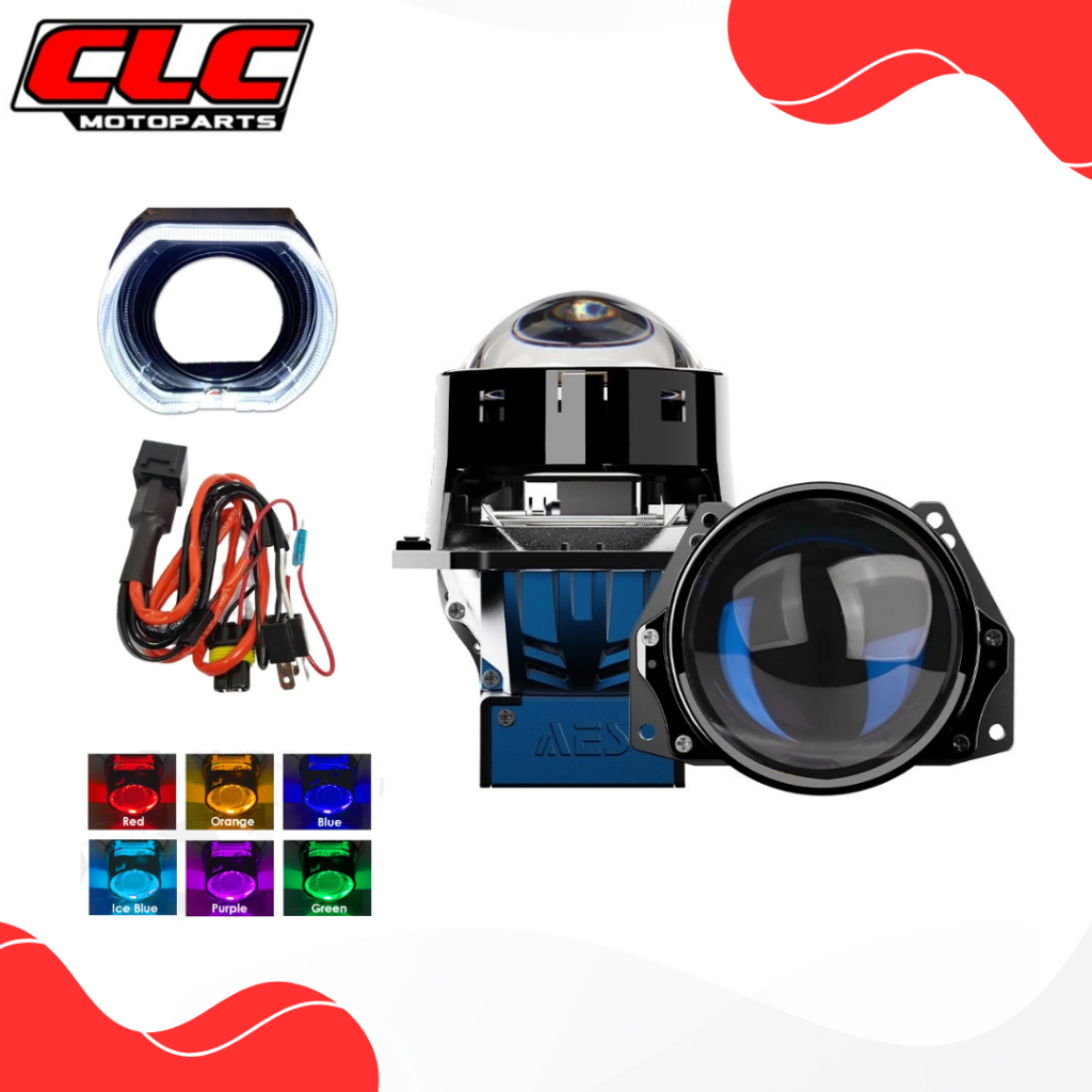 Complete PACKAGE Bi-laser Biled Projector AES Turbo SE Ultra Cooler 3 ...