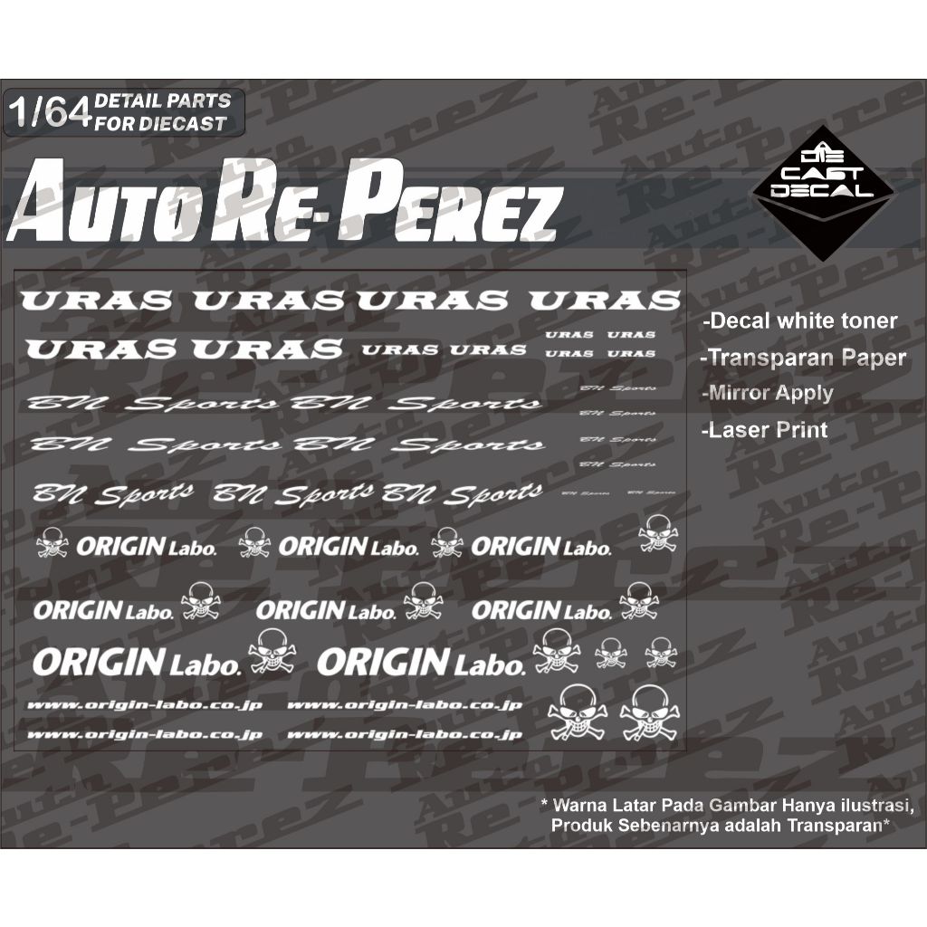 [White Toner]decal Hotwheels Autoreperez - Livery Bodykit Uras BN Sport ...