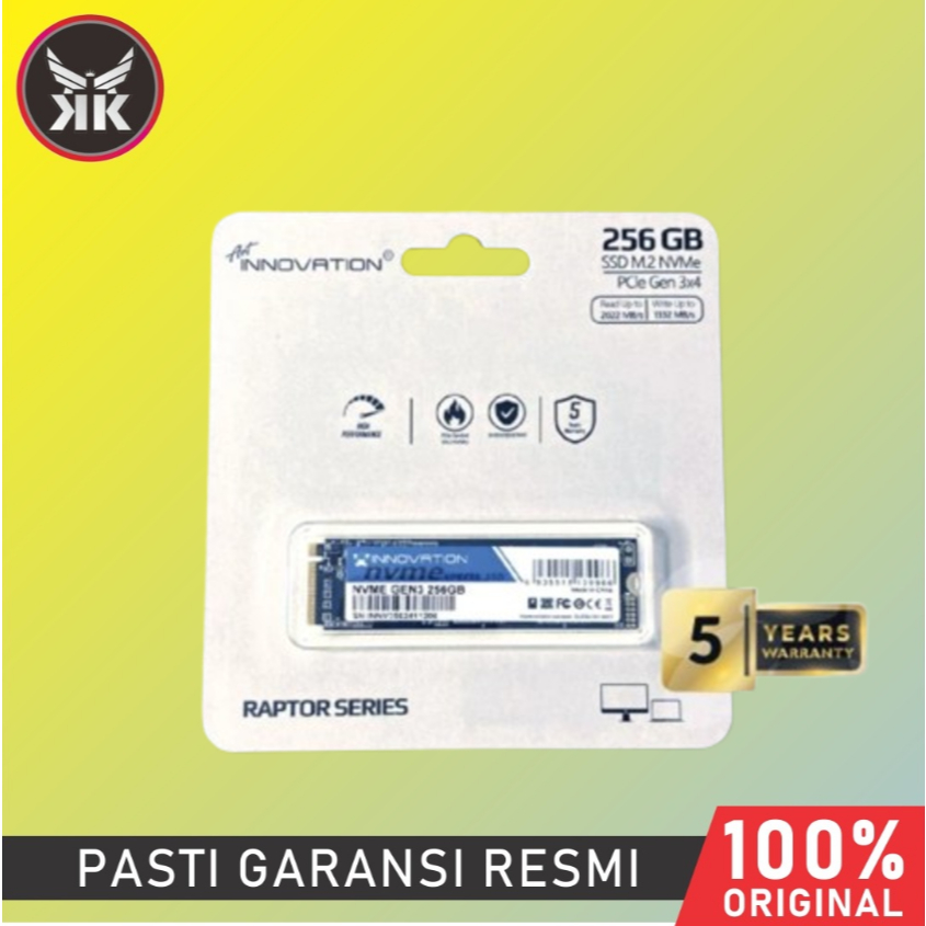 SSD INNOVATION RAPTOR NVME 256GB GEN 3X4 | Shopee Singapore