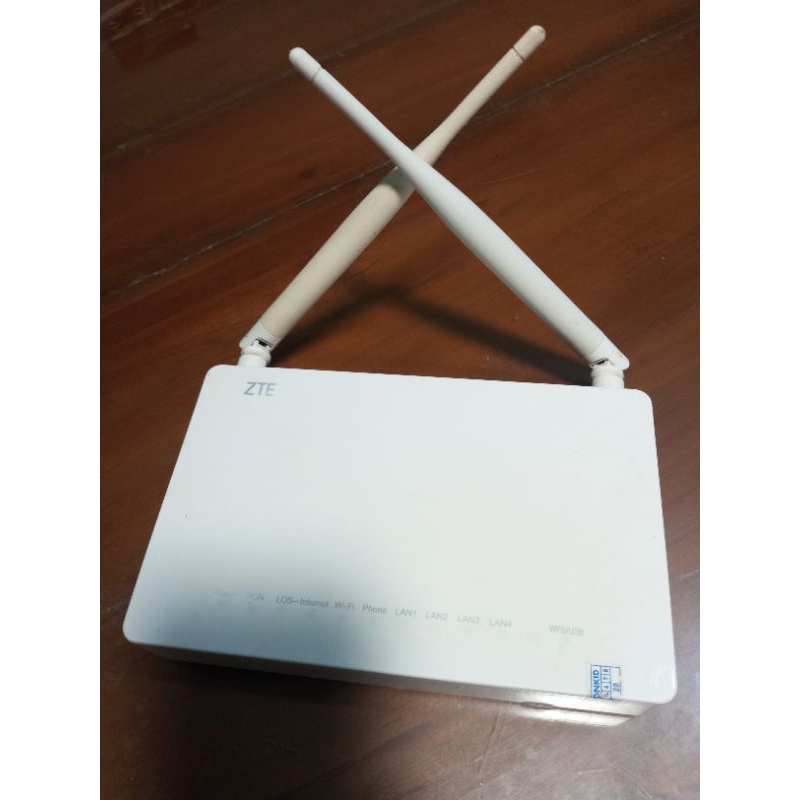 Zte ZXHN F609 V2 WIFI Router ONT GPON Modem | Shopee Singapore