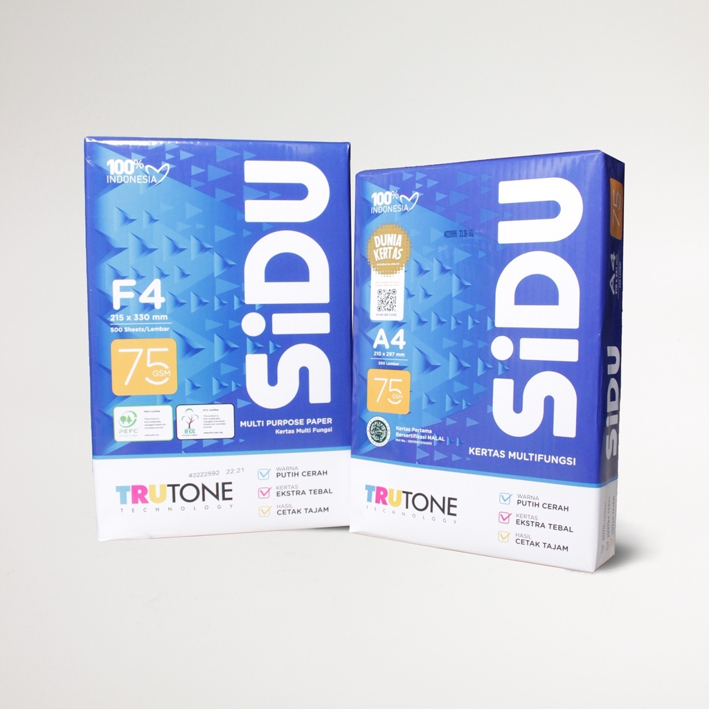 Sidu Sinar Dunia 75 gram HVS A4 paper - Sidu | Shopee Singapore