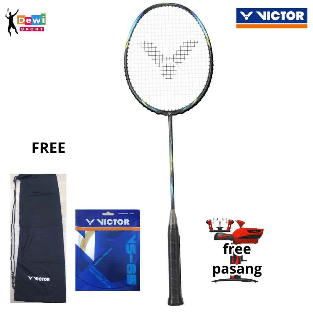 VICTOR AURASPEED ETA / AURASPEED 6000 Badminton Racket | Shopee Singapore
