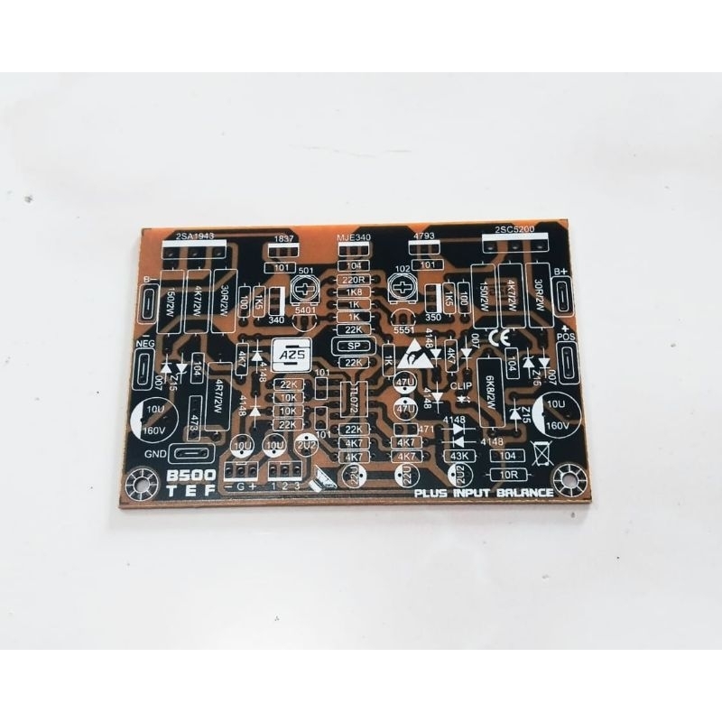 Pcb Driver Power Amplifier APEX B500 TEF Input Balance | Shopee Singapore