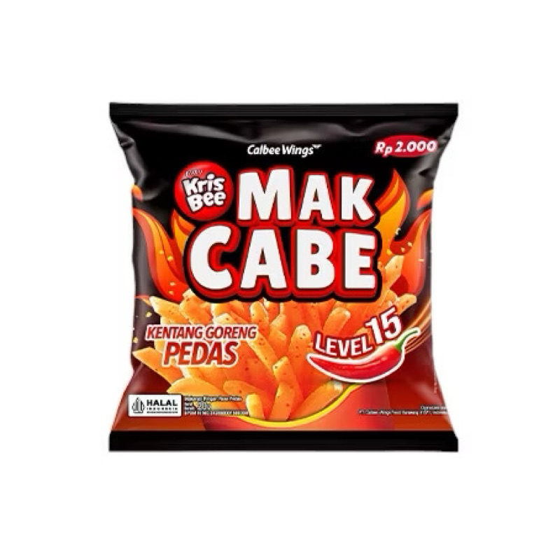 Mak chili kris bee spicy french fries snack @20g | Shopee Singapore