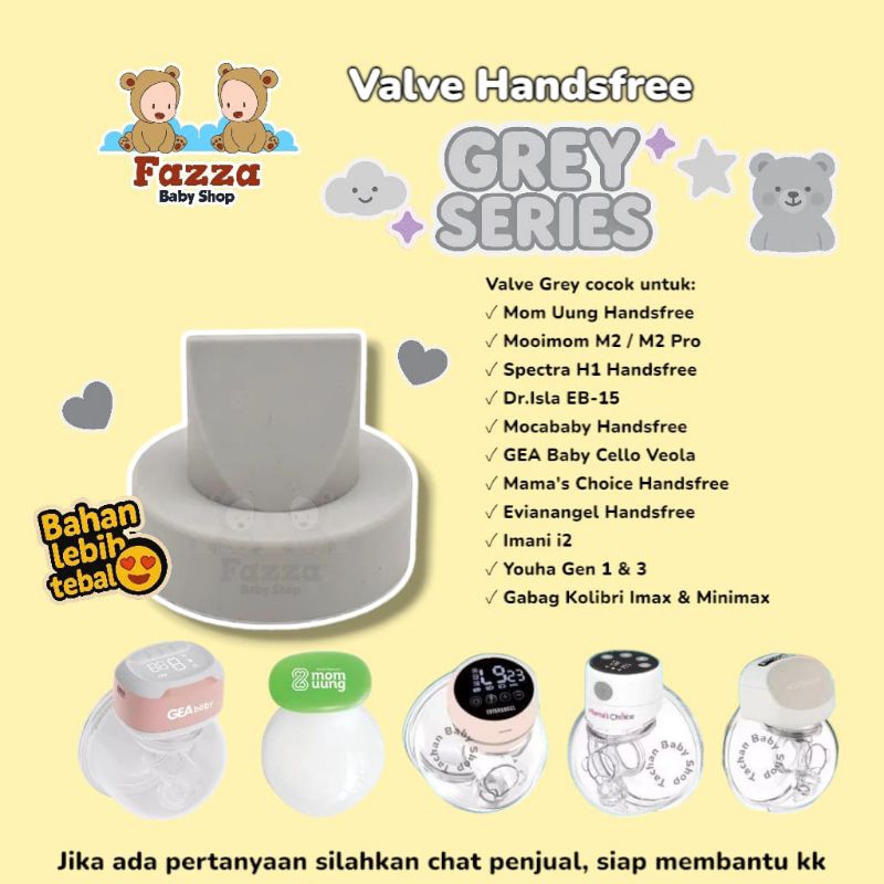 Valve Grey Valve Pompa ASI Handsfree mooimom m2 / Valve imani i2 ...
