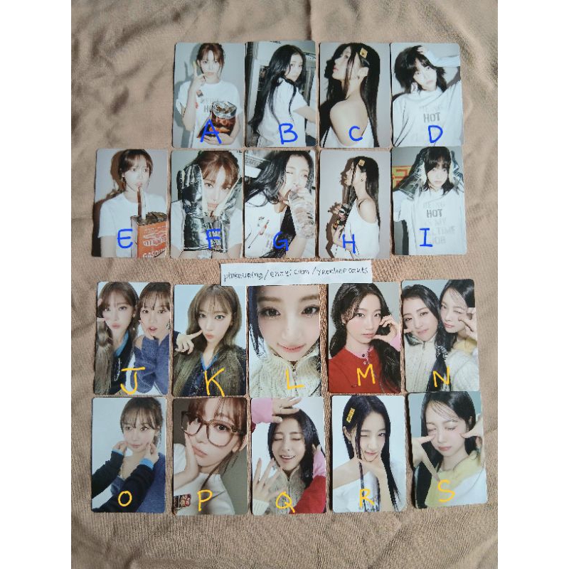 Le Sserafim - Hot sharing weverse album photocard set pc chaewon sakura yunjin kazuha eunchae ...