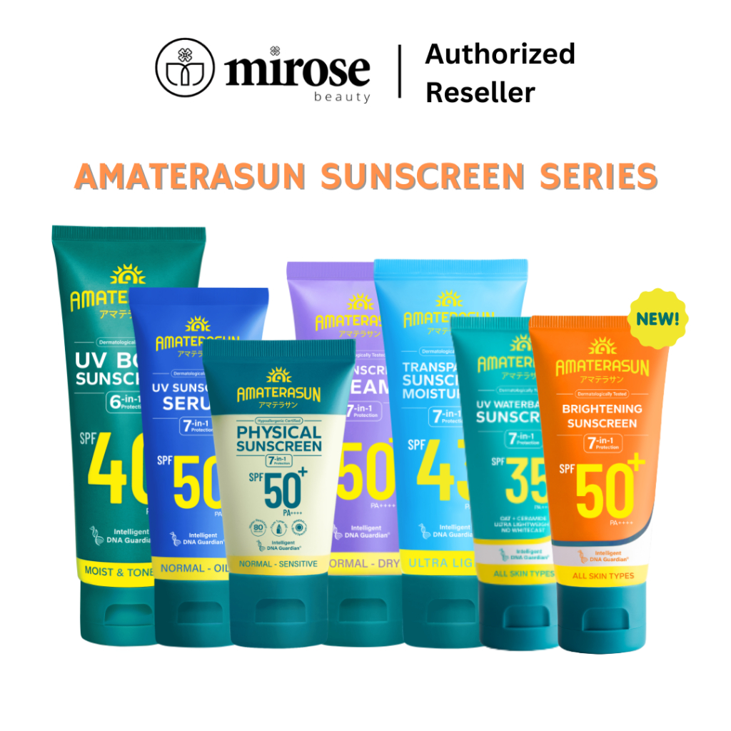 AMATERASUN UV Brightening / Waterbarrier / Sunscreen Serum / Cream / UV ...