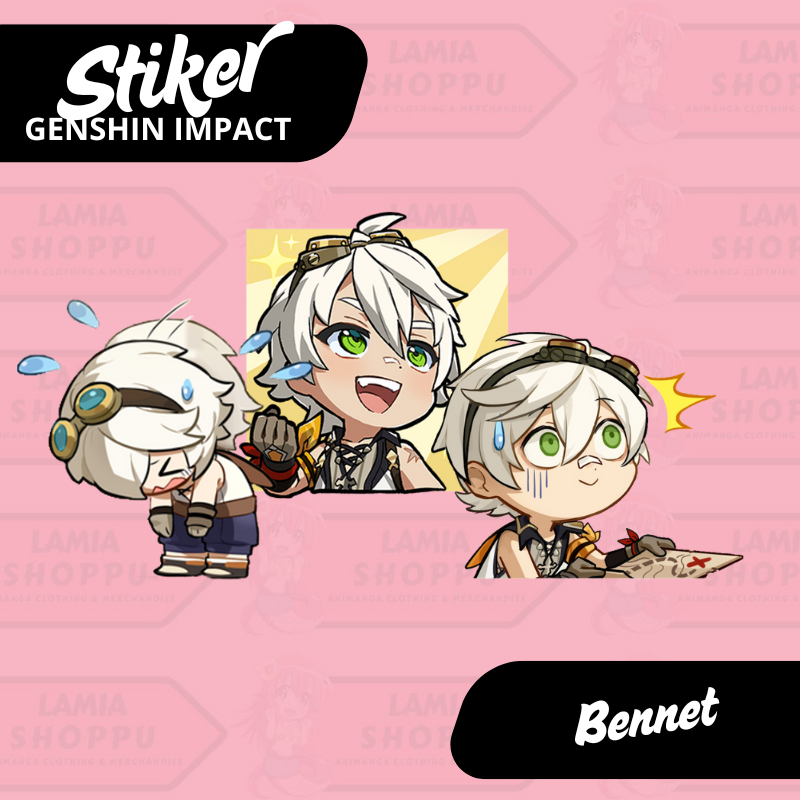 Genshin Impact Bennett Sticker | Bennett Genshin Sticker | Bennett GI ...
