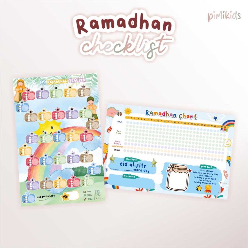 Ramadhan CHECKLIST RAMADHAN BOARD CHART EID MUBARAK EID UL FITRI ...
