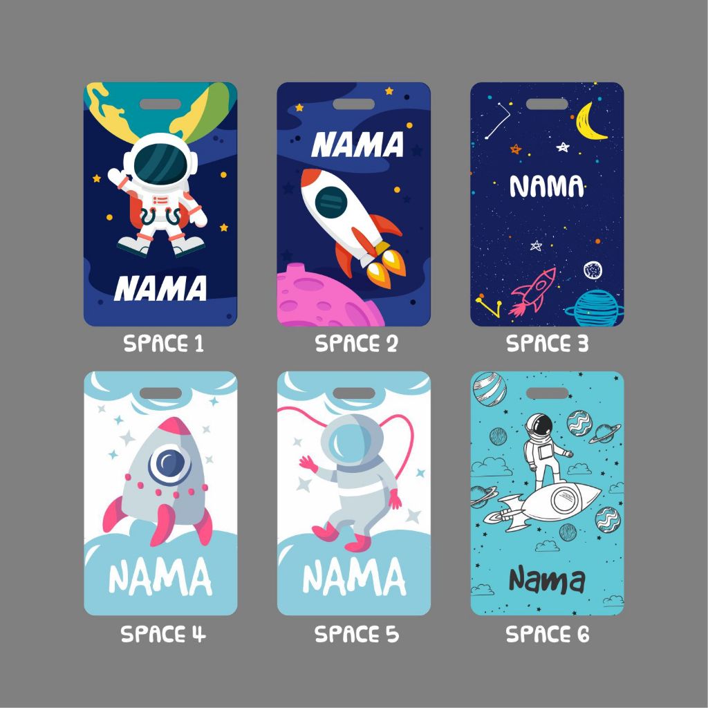 GANTUNGAN Space Astronaut Bag tag / luggage tag / suitcase hanger ...
